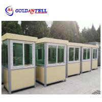 China Earthquake Grade 8.3 Integral Single Room Stainless Steel Ticket Kiosk Booth for sale