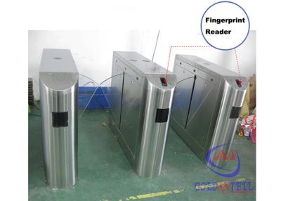 China CE certificate bidirectional full automatic stainless steel fingerprint access control turnstile for sale