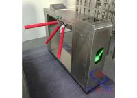 China Smart QR Code Scanner RFID Tripod Turnstile Gate with Automatic Drop Arm Access Control System for Subway Station and Canteen Entrance for sale