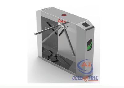 China Semi Automatic Tripod Access Control Turnstiles Shock Absorption Motor Low Noise for sale