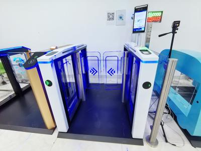 China Facial Recognition Turnstile Gate High Security Fast Pass Biometric RFID Card Reader for sale