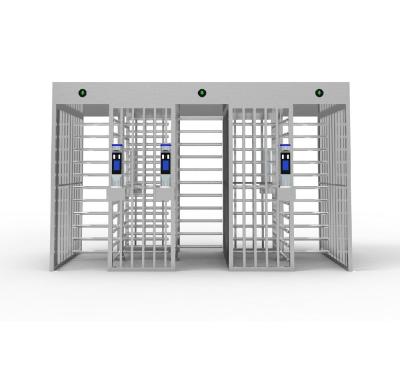 China Indoor & Outdoor RFID Card Biometrics Facial Recognition Three Lane Full Height Turnstile for sale