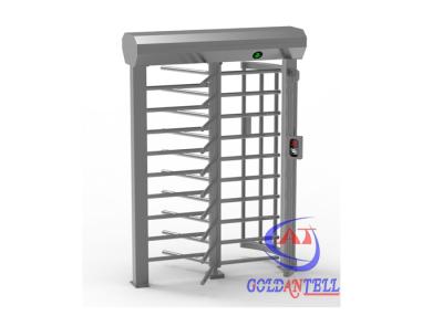 China Indoor / Outdoor Full Height Turnstile Gate with Card Reader or Multi Access Control System for sale