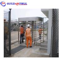 China 304 Stainless Steel Full Height Turnstile with RFID Fingerprint Access Control for sale
