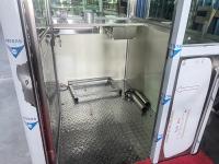 China Outdoor Movable Security Guard Booth Stainless Steel Waterproof for sale