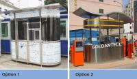 China Custom Stainless Steel Security Cabin Prefab Outdoor Guard Booth for sale