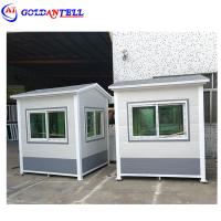 China Steel Security Sentry Box Kiosk for Outdoor Guard House for sale