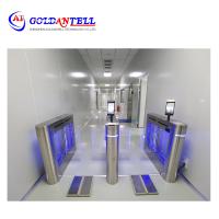 China 304 Stainless Steel Swing Turnstile with Facial Recognition Access for sale