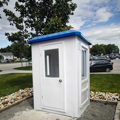 China 304 Stainless Steel Security Guard Cabin 1500x1500x2300mm for sale