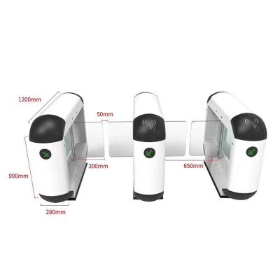 China Biometric Swing Barrier Gate 0.6s Speed 40 Persons/Min for sale