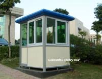 China Suitable For Outdoor Security Posts Security Guard House With Roof Material High Steel Plate Approximately 200 500 Kg Depending On Size Material for sale