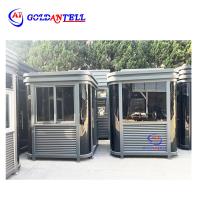 China High Standard Elegant Security Guard House Cabin Toll Booth For Garden Optional Window Customizable Security Booth Designed For Various Environments for sale