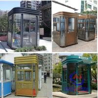 China Steel Security Guard House 2000x2500mm Prefabricated Toll Booth for sale