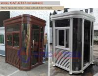 China High Standard Elegant Security Guard House Cabin Toll Booth For Garden Optional Window Customizable Security Booth Designed For Various Environments for sale
