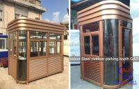 China High Standard Elegant Security Guard House Cabin Toll Booth For Garden Optional Window Customizable Security Booth Designed For Various Environments for sale