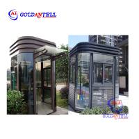China High Standard Elegant Security Guard House Cabin Toll Booth For Garden Optional Window Customizable Security Booth Designed For Various Environments for sale