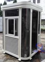 China Modern Steel Security Guard House 1800x1800x2500mm Waterproof Customizable for sale