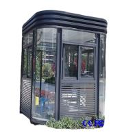 China Modern Steel Security Guard House 1800x1800x2500mm Waterproof Customizable for sale