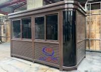 China Modern Steel Security Guard House 1800x1800x2500mm Waterproof Customizable for sale
