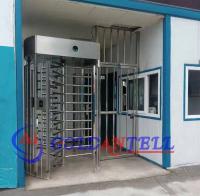 China Full Height Turnstile 600mm Passage Width with Solenoid Locking for sale