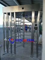 China Full Height Turnstile 600mm Passage Width with Solenoid Locking for sale