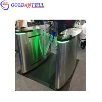 China CE Approved Bi-Directional Steel Gate Turnstile with Smart Card RFID Interface and IP54 Protection for sale