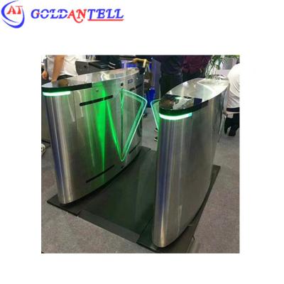 China CE Approved Bi-Directional Steel Gate Turnstile with Smart Card RFID Interface and IP54 Protection for sale