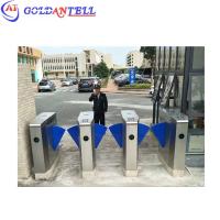 China Security Turnstile Gate with 0.2s Barrier Open/Close Time RS-232 and RS485 Communication Interface and 2-Way Operation Direction for sale