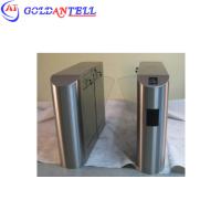 China Intelligent Flap Turnstile with RFID Interface 304 Grade Stainless Steel IP54 Protection for 30-40 Persons per Minute for sale