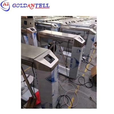 China QR Code Card Reader Tripod Turnstile with 0.4s Barrier Open/Close Time and 3 Million Operations Life for sale