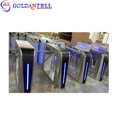 China Automatic Half Height Turnstile Gate with Stainless Steel 304 IP54 Protection and 0.4s Barrier Open/Close Time for sale