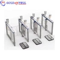 China Security Turnstile Gate with 1400x120x1000mm Dimension 55-130CM Lane Width and AC 110~240V Power Supply for sale