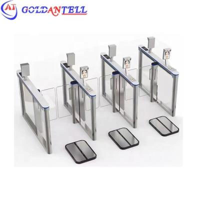 China Security Turnstile Gate with 1400x120x1000mm Dimension 55-130CM Lane Width and AC 110~240V Power Supply for sale