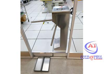 China OEM Tripod Turnstile with 25-30 Persons/Min Passing Speed 55-60cm Passage Width and 1.2-1.5mm Steel Thickness for sale