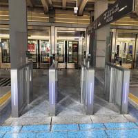 China High-Speed Electronic Quick-Pass Turnstile Security Contactless Metro Turnstyle with Face & Card Multiple Recognition for sale