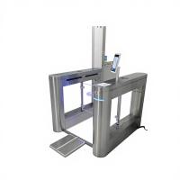 China Office Fast Access Control Smart Hotel Remote Control Entrance Automatic Swing Barrier Baffle Gate Turnstile for sale