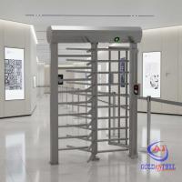 China Biometric Face Recognition QR Code Full Height Turnstile SUS304 Single Door Security Gate for Museum & Art Gallery Access for sale