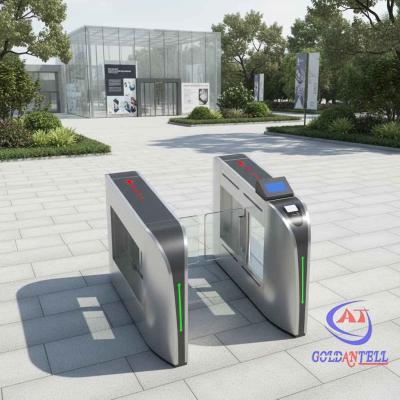 China Smart Face Recognition Swing Turnstile Gate with RFID & QR Code Scanner for Scenic Area and Exhibition Hall Access Control for sale