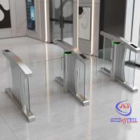 China Heat-Resistant Full Height Wing Turnstile Heavy Duty Automatic Speed Gate for High-Security Smart City and Stadium Projects for sale