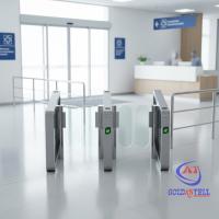 China High-Barrier Anti-Tailgating Swing Barrier Gate 304 Stainless Steel Turnstile for Hospital & Government & Confidential Zones for sale