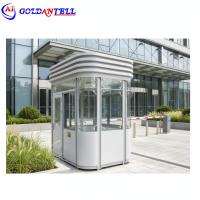 China High Standard Elegant Security Guard House Cabin Toll Booth For Garden Optional Window Customizable Security Booth Designed For Various Environments for sale
