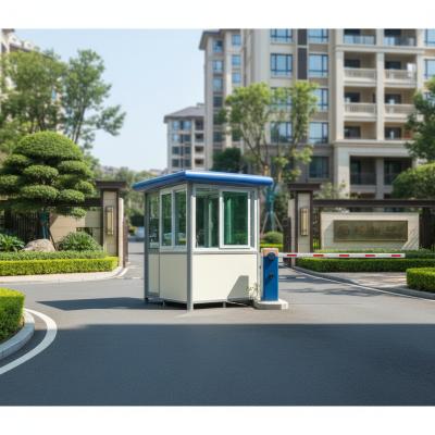 China Color steel Security Guard House integral structure customized color perfect for secure site management and durable outdoor for sale