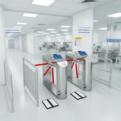 China Opening Time 0.2S ESD Gate with 8 Inches Monitor Display Size Providing Fast Response Electrostatic Discharge Protection for sale