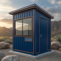 China Grade 8.3 Earthquake Proof Security Guard House with IP54 Waterproof Rating and Customizable Color Options for sale