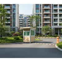 China Composite Panels Steel Security Guard House Customizable Gross Weight 320KG 550KG Depend Size Weather Resistant Security Shelter for sale
