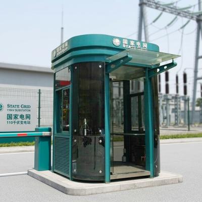 China 1500x2400mm Or Customized Security Guard Booth Earthquake Proof Grade 8.3 Gross Weight 320KG to 550KG Depend On Size for sale