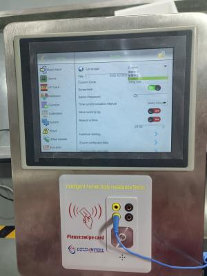 China 8 Inch Screen Esd Tester With Wrist Strap Footwear Anti-static Tester For Lab and Factory for sale