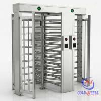 China Twin-Lane Full Height Turnstile Thermal Health Screening NFC Ticket Validator for Mass Flow Event Access Control CE for sale