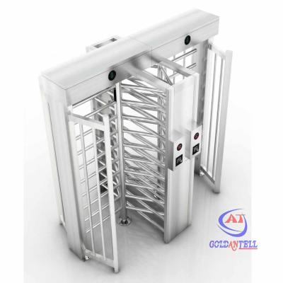 China Direct Factory Powered Floor-to-Ceiling Turnstile Digital Tally for Logistics Hub and Port Terminal Security CE for sale