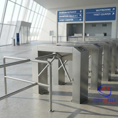 China High-Cycle 3-Bar Turnstile Rapid Transit Rotating Barrier for Commuter Hub Identity Verification Motor-driven SUS304 CE for sale